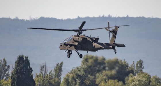 Apache Helicopters Transformed Into Skyborne Drone Hunters